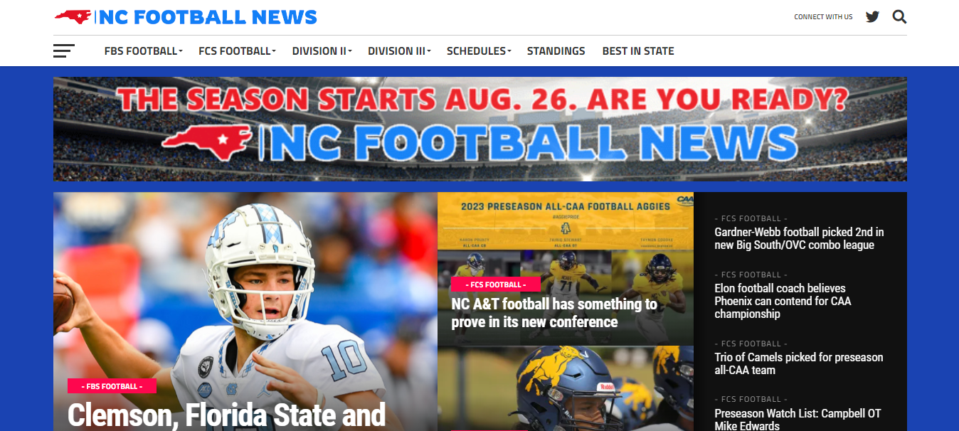 About NC Football News - NCFootballNews