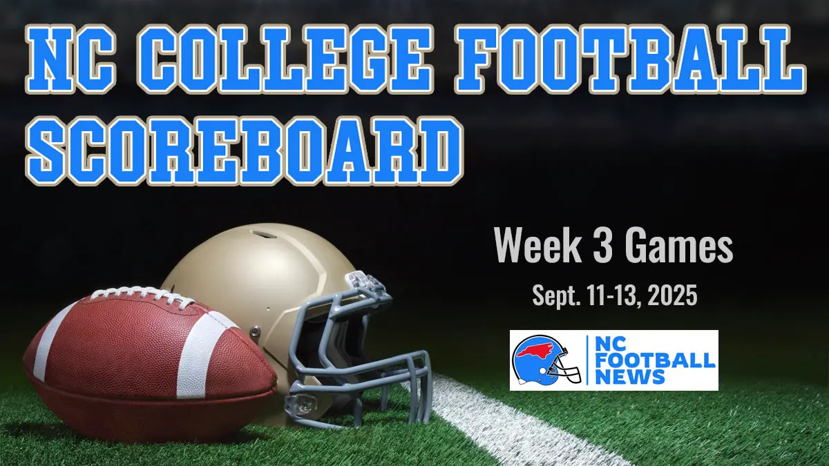 North Carolina College Football Scores: Week 3 (2025 Season ...