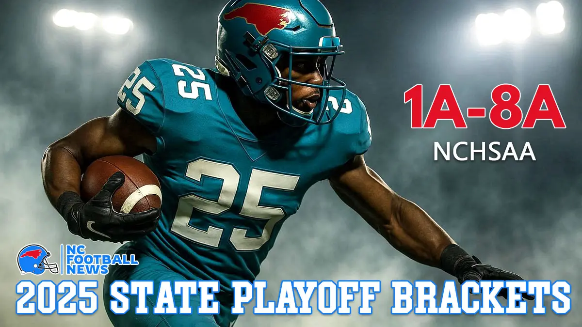 2025 NCHSAA Football Playoff Brackets: 1A-8A Matchups & Key Info - NCFootballNews