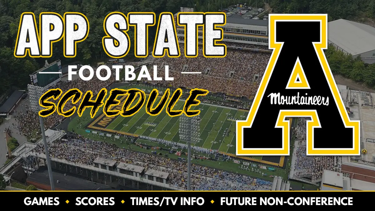 Appalachian State Football Schedule - NCFootballNews